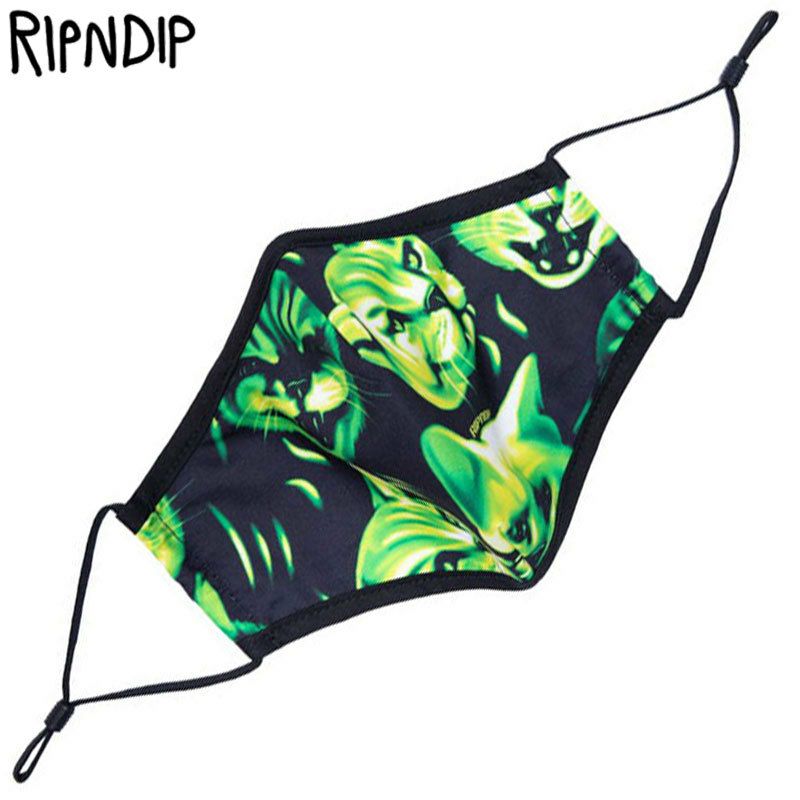 リップンディップ RIPNDIP NEON CAT FACE MASK(BLACK) | 大阪心斎橋アメリカ村のセレクトショップWARP ...