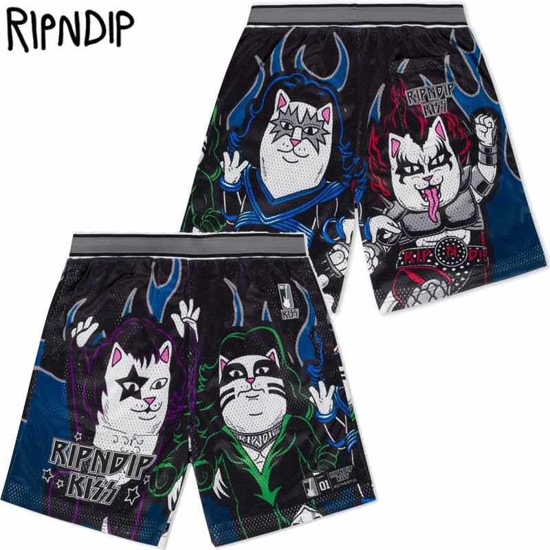 リップンディップ RIPNDIP MADE FOR LOVIN BASKETBALL SHORTS(BLACK) | 大阪心斎橋アメリカ村のセレクトショップWARP(ワープ)の公式オンラインストア！
