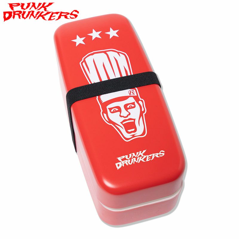 パンクドランカーズ PUNK DRUNKERS 三ツ星弁当箱 (RED) | 大阪 パンクドランカーズ PUNK DRUNKERS 三ツ星弁当箱 (RED) | 大阪