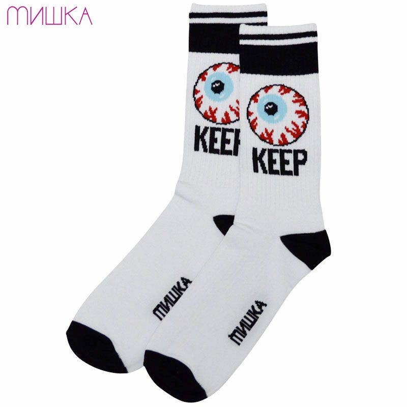 ミシカ MISHKA Mishka Keep Watch Socks(WHITE) | 大阪心斎橋アメリカ村のセレクトショップWARP(ワープ ...