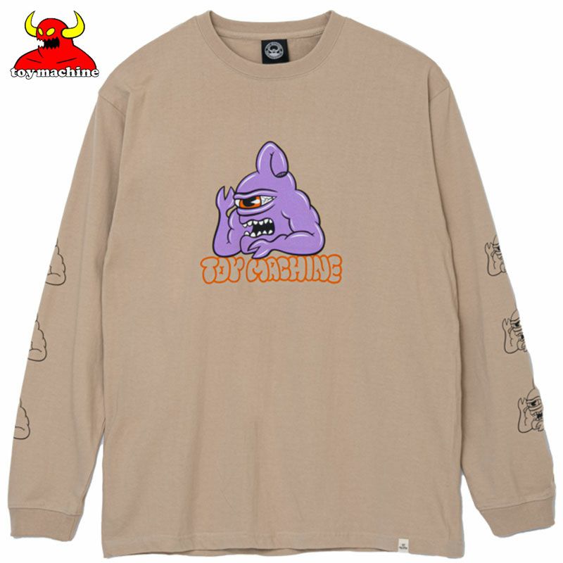 トイマシーン TOY MACHINE MACHO TECH LONG TEE(SAND) | 大阪心斎橋アメリカ村のセレクトショップWARP ...