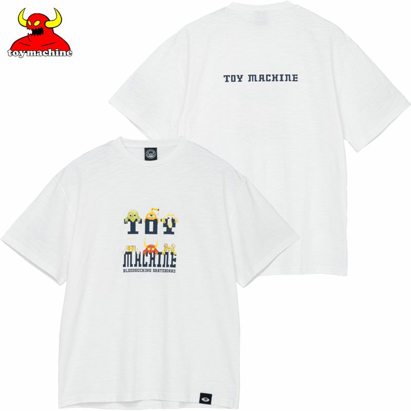 トイマシーン TOY MACHINE FENCE SLUB YARN SS TEE(WHITE) | 大阪心斎橋アメリカ村のセレクトショップ ...