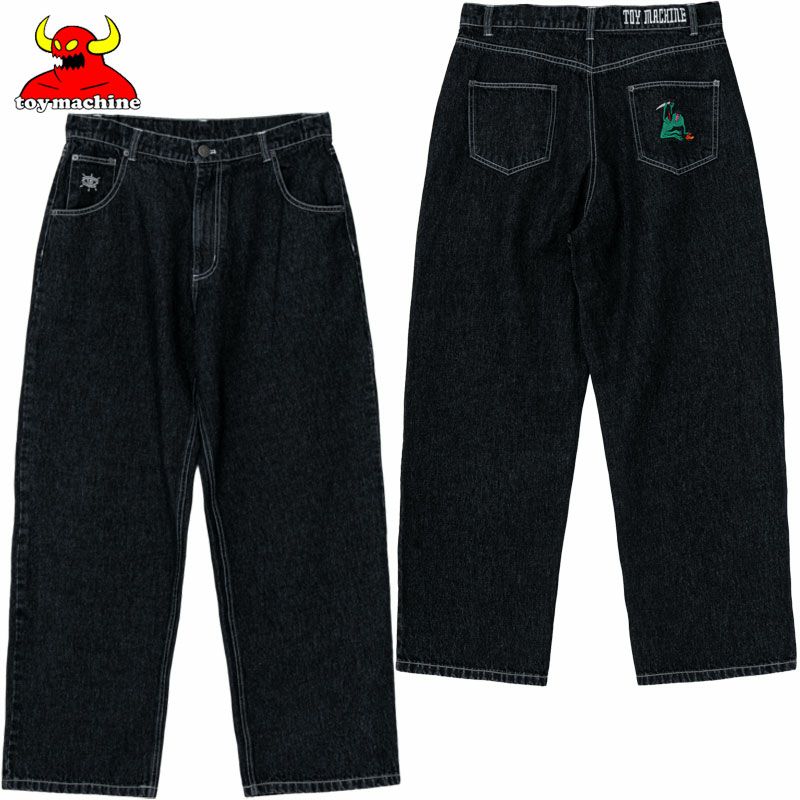 トイマシーン TOY MACHINE RITUAL SECT LOOSE STRAIGHT DENIM PANTS(BLACK) | 大阪 ...