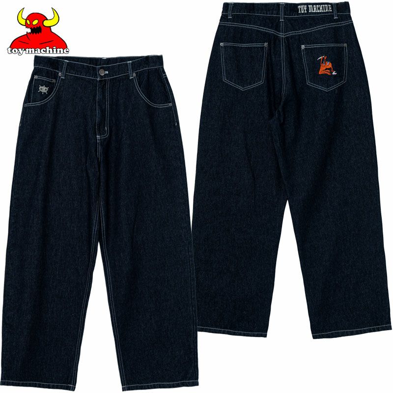 トイマシーン TOY MACHINE RITUAL SECT LOOSE STRAIGHT DENIM PANTS(DENIM) | 大阪 ...